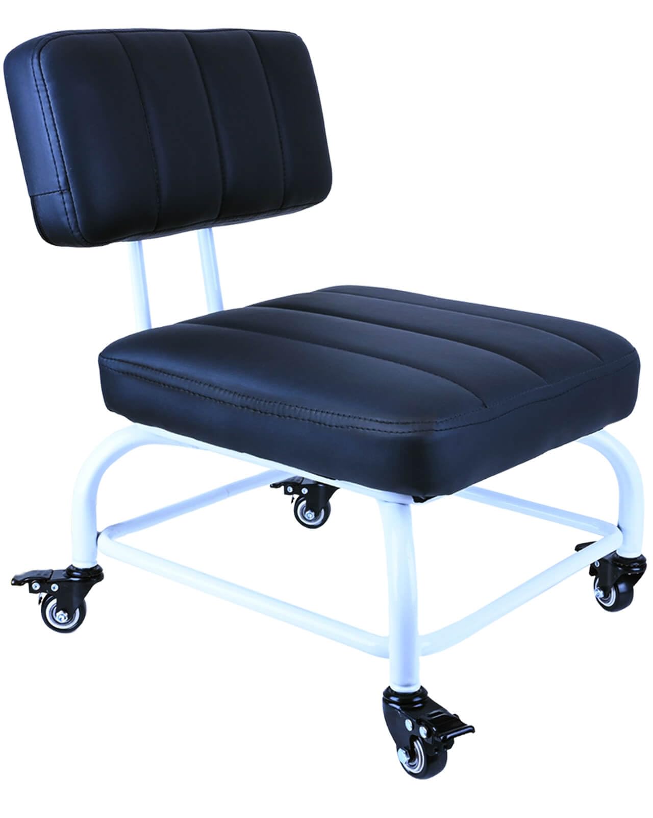 IMMER LIEBEN Rolling Stool and 4 Wheels with Brakes Rolling Chair for ...