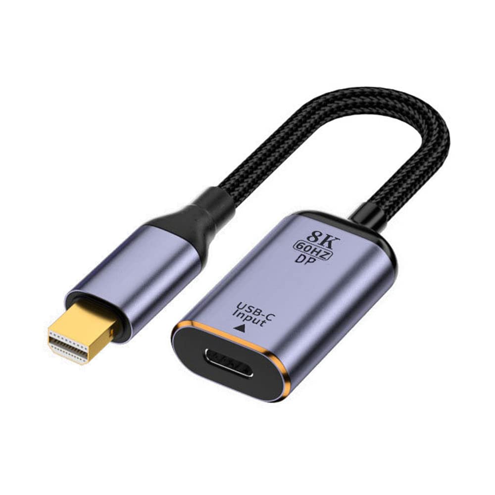 xiwai USB-C Type C Female Source to Mini Displayport DP 1.4 Sink HDTV ...