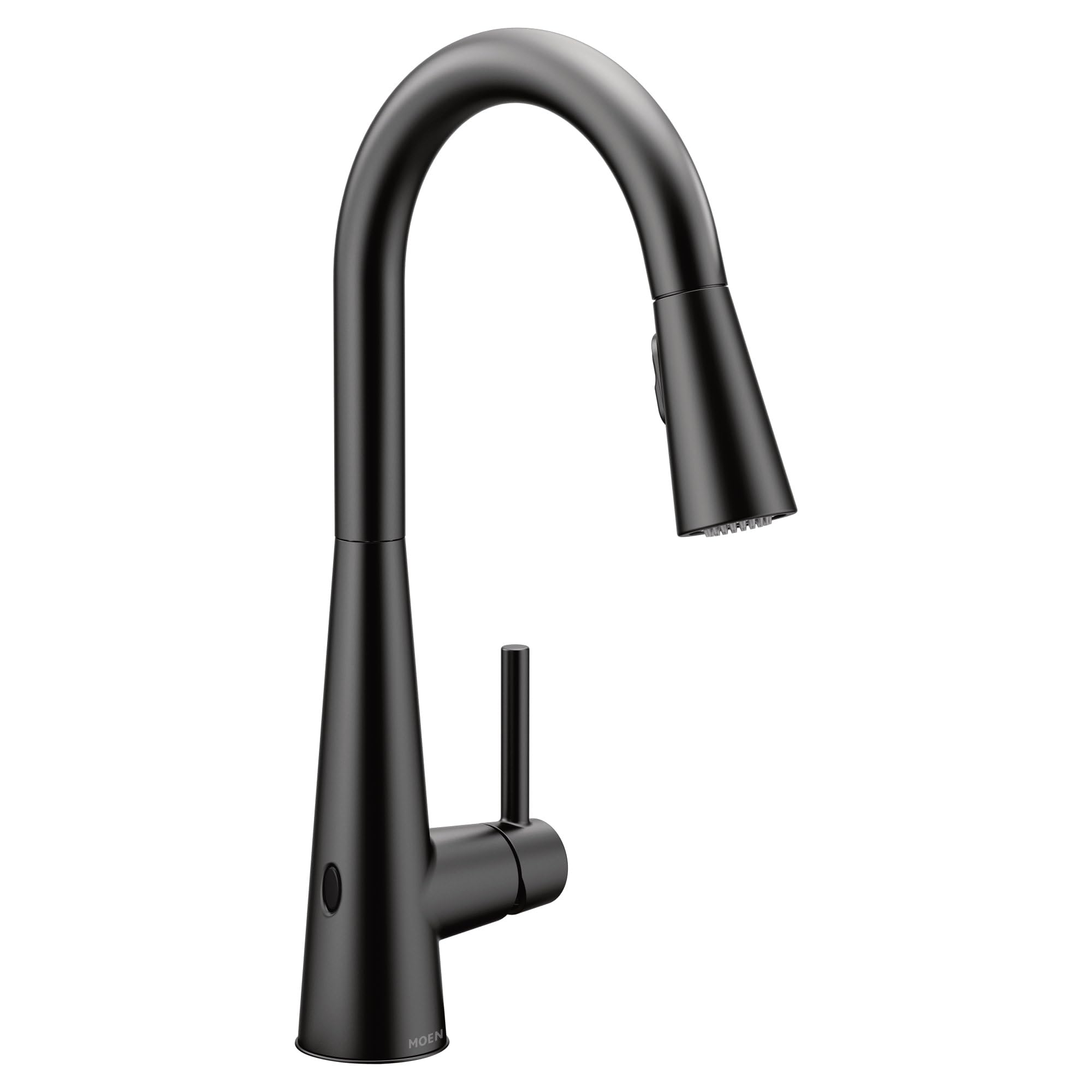 Moen Sleek Matte Black Motionsense Wave Sensor Touchless One-Handle ...