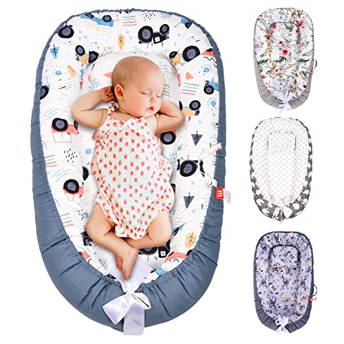 SMTTW Baby Nest, Baby Lounger Co Sleeping Bassinet for Baby Newborn ...