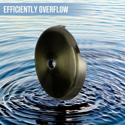 Tub Drain Overflow Face Plate Replacement One Hole Brass Construction ...