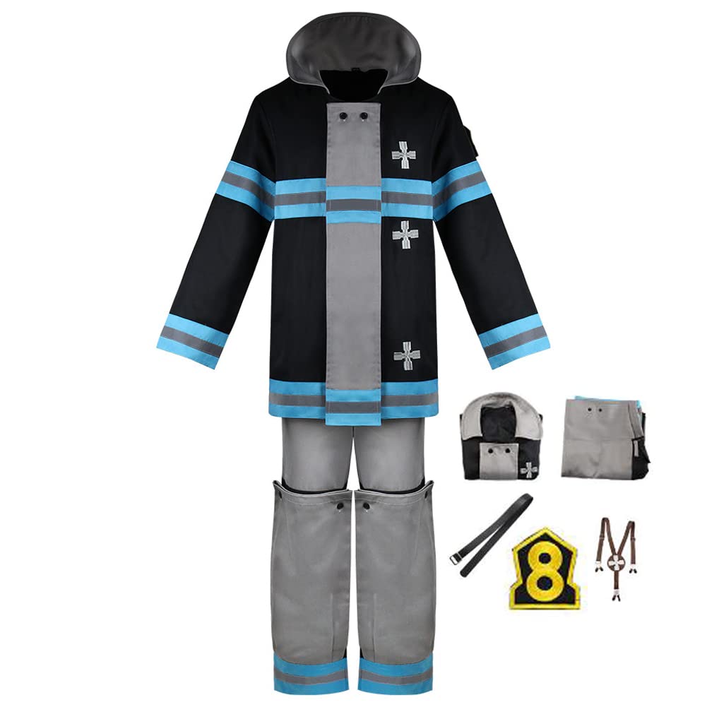 Mua Okazaki Fire Force Shinra Kusakabe Cosplay Costume Jumpsuits ...