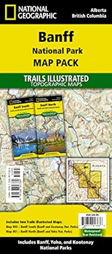 Banff National Park [Map Pack Bundle] (National Geographic Trails ...