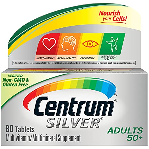 Centrum Silver Multivitamin for Adults 50 Plus, Multivitamin ...