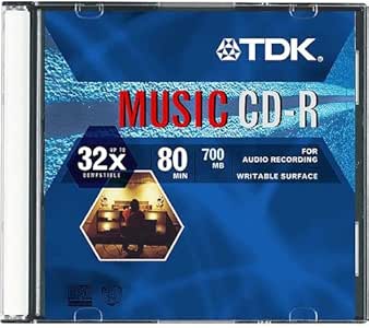 Amazon.com: TDK CDR-80 Blank Recordable CD for Audio CD Recorder: Home ...
