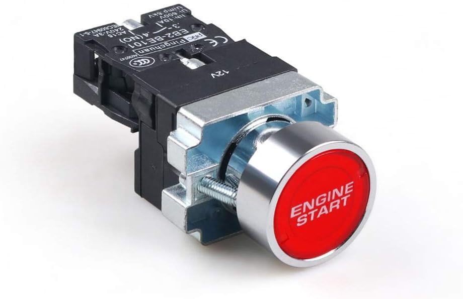 Auto Start Stop Engine Knopf, Motor Start/Stopp-Taste 12V 10A Automotor ...