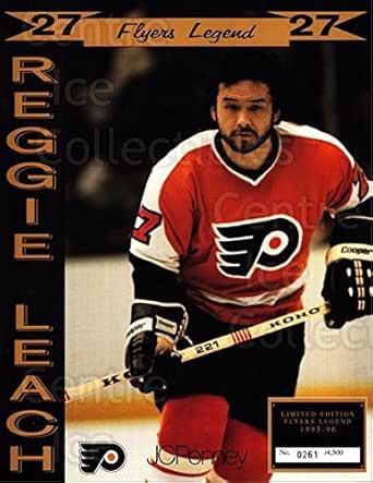 Amazon.com: (CI) Reggie Leach Hockey Card 1995-96 Philadelphia Flyers ...