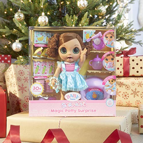 BABY born Surprise Magic Potty Surprise Green Eyes – Doll Pees Glitter ...