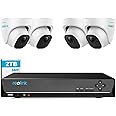 Reolink 8CH 5MP PoE Home Security Camera System, 4pcs Wired 5MP Outdoor PoE IP Cameras Outdoor ...