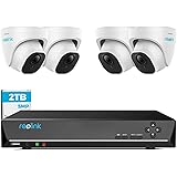 Amazon.com : REOLINK 4MP 8CH PoE Security Camera System, 4pcs Wired 1440P Security IP Camera for ...