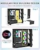 Segotep T3 Black Mid-Tower ATX Gaming PC Case, Support Top & Side 360mm ...