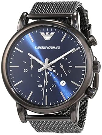 Emporio Armani Men's Analogue Quartz Watch with Leather Strap AR60007 ...