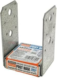 3 Pack Simpson Strong Tie ABU44Z 4x4 Standoff Post Base Z-Max Finish ...