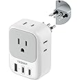 Amazon.com: TESSAN Italy Travel Plug Adapter, Type L Adapter for Travel ...