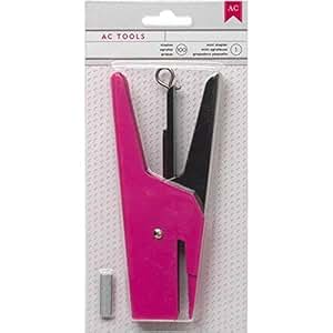 Amazon.com: American Crafts DIY Shop Stapler with 100 Staples, Mini ...