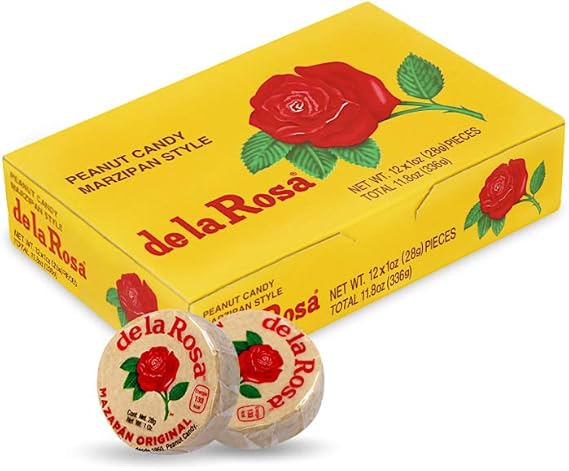 De la Rosa Mazapan, Original Peanut Candy Marzipan Style, Classic and ...