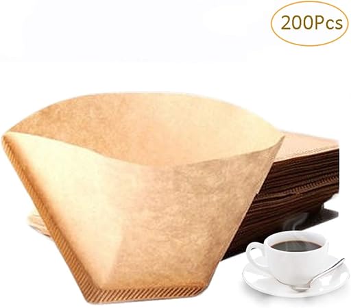Size 2 Coffee Filter Paper Unbleached Coffee Papers Perfect for Coffee ...