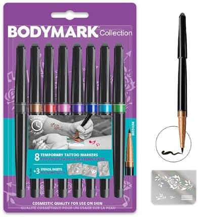 Bic BodyMark COLLECTION - Temporary Tattoo Markers, Cosmetic Quality ...