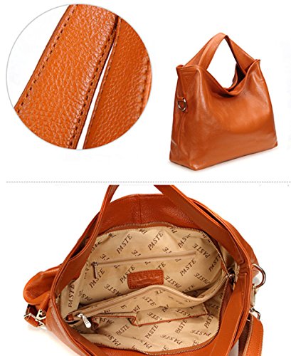 Get PASTE Women's Wrist Genuine Leather Totes/Shoulder Bag,Handbag ...