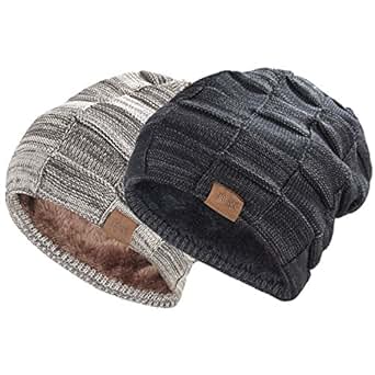 REDESS Beanie Hat for Men and Women Winter Warm Hats Knit Slouchy Thick ...
