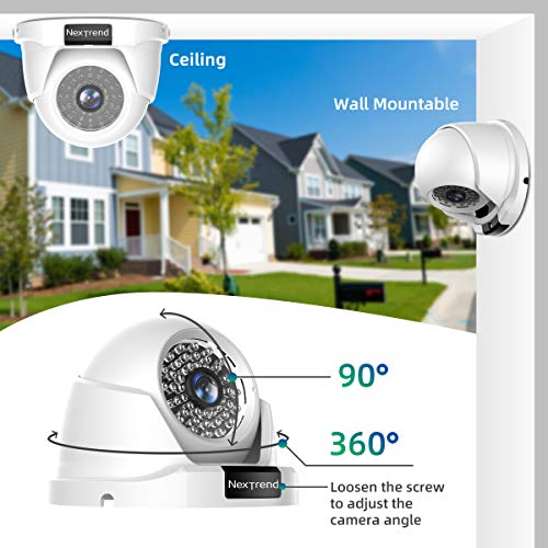[Expandable] 4MP Home Security Cameras System, NexTrend 8 Channels ...