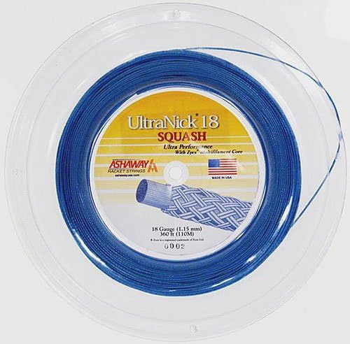 Amazon.com : Ashaway Ultranick 18 squash string (1 reel) : Tennis ...