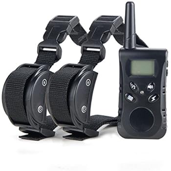Petrainer PET998DRB1 Dog Training Collar Rechargeable and Rainproof 330 yd Remote Dog Shock ...