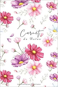 Carnet de notes: livre fleurs-journal ligné vintage-cahier mon herbier ...