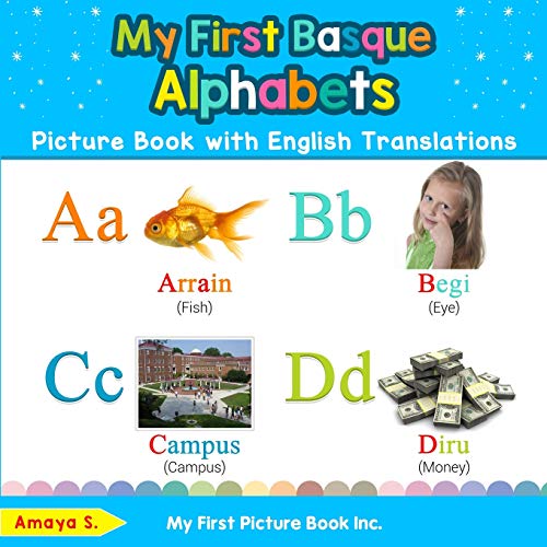 My First Basque Alphabets Picture Book with English Translations ...