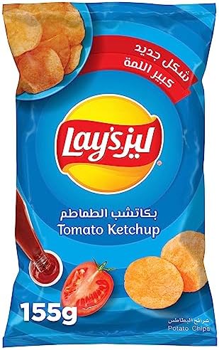 Lay’s Ketchup Potato Chips, 155g price in Saudi Arabia | Amazon Saudi ...