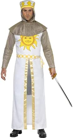 Amazon.com: Monty Python King Arthur Costume Adult Medium Medium White ...