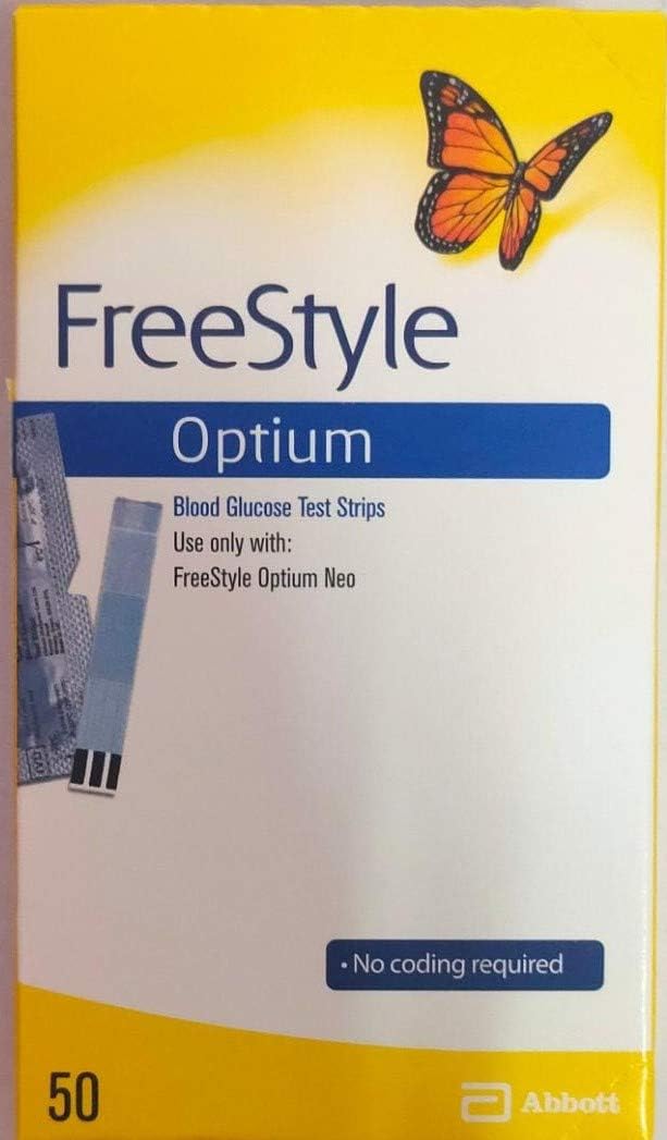 Freestyle Optium Blood Glucose 1 x 50 Test Strips – BigaMart