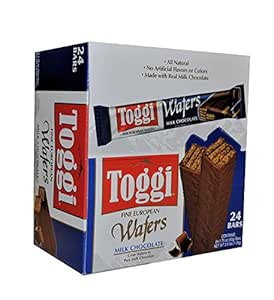 Toggi Fine European Wafers, Milk Chocolate, 24 Ct 1.75oz each: Amazon ...