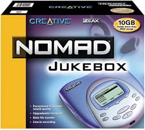 Amazon.com: Creative Labs NOMAD Jukebox 10 GB MP3 Player: Home Audio ...