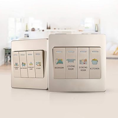 Buy DKTIE Switch Sticker Household Identification Label Label ...