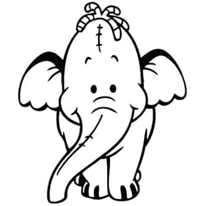 Lumpy The Heffalump Smile - Cartoon Decal Vinyl Car Wall Laptop ...
