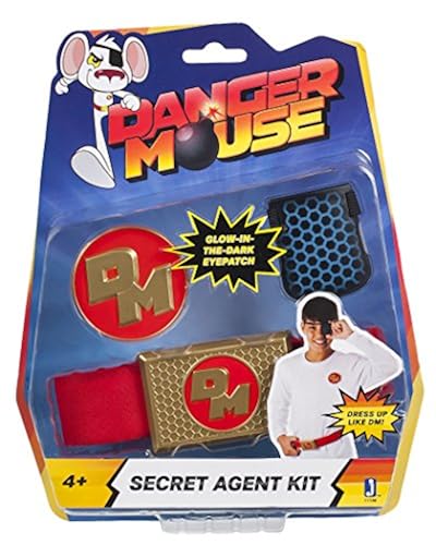 Danger Mouse Secret Agent Kit - Role Play Eyepatch/Belt and Badge in ...