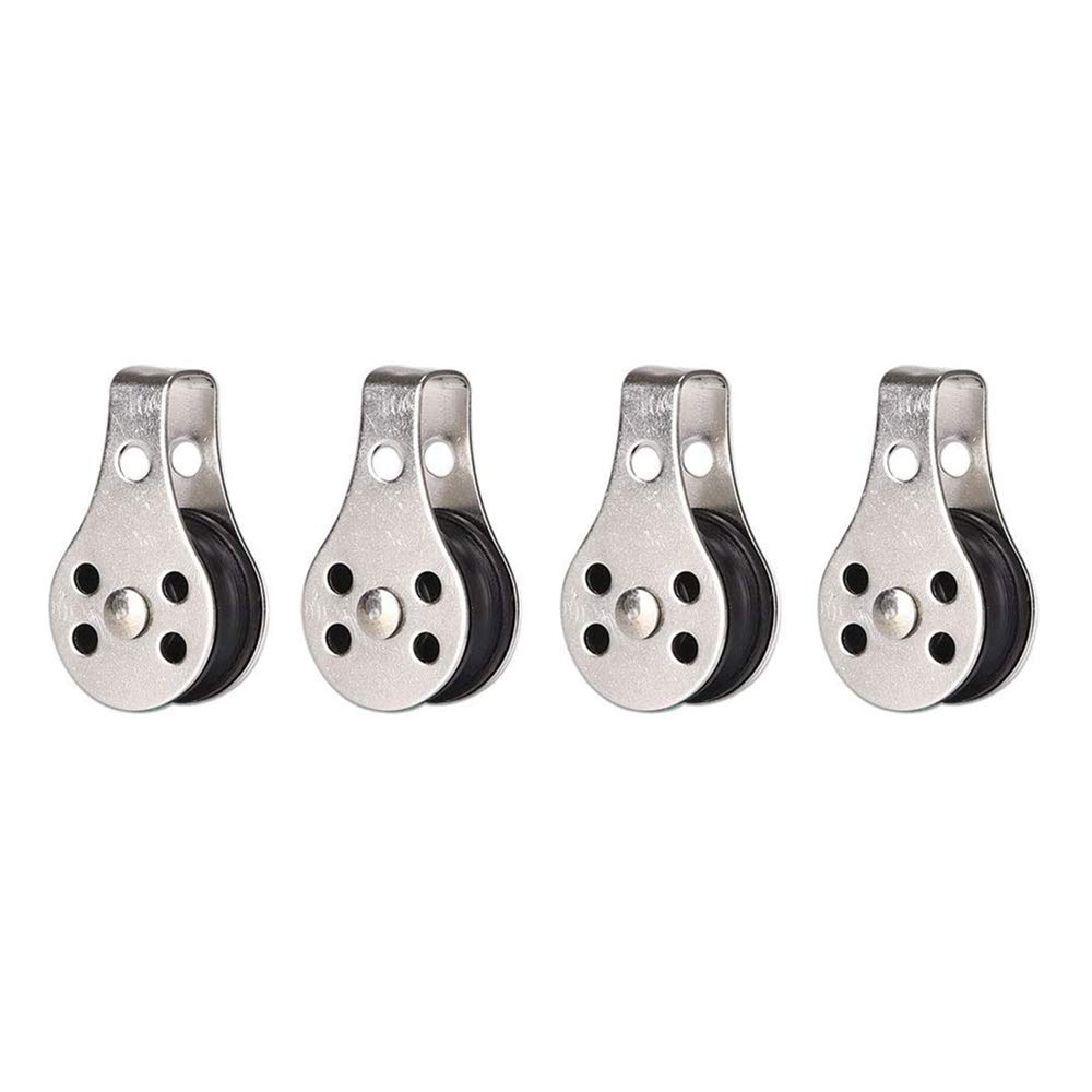 4 Pcs Sailing Pulley Stainless Steel Pulley Heavy Duty Pulley System ...