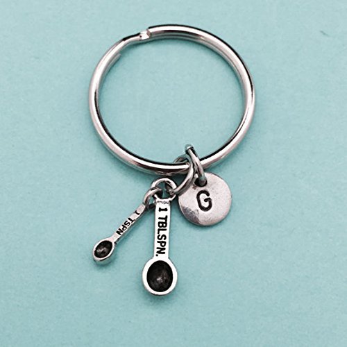 Amazon.com: Measuring spoons keychain, measuring spoons charm, cooking ...