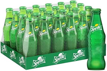 Sprite Regular Carbonated Soft Drink, Glass Bottle - 250 ML (Pack of 24 ...