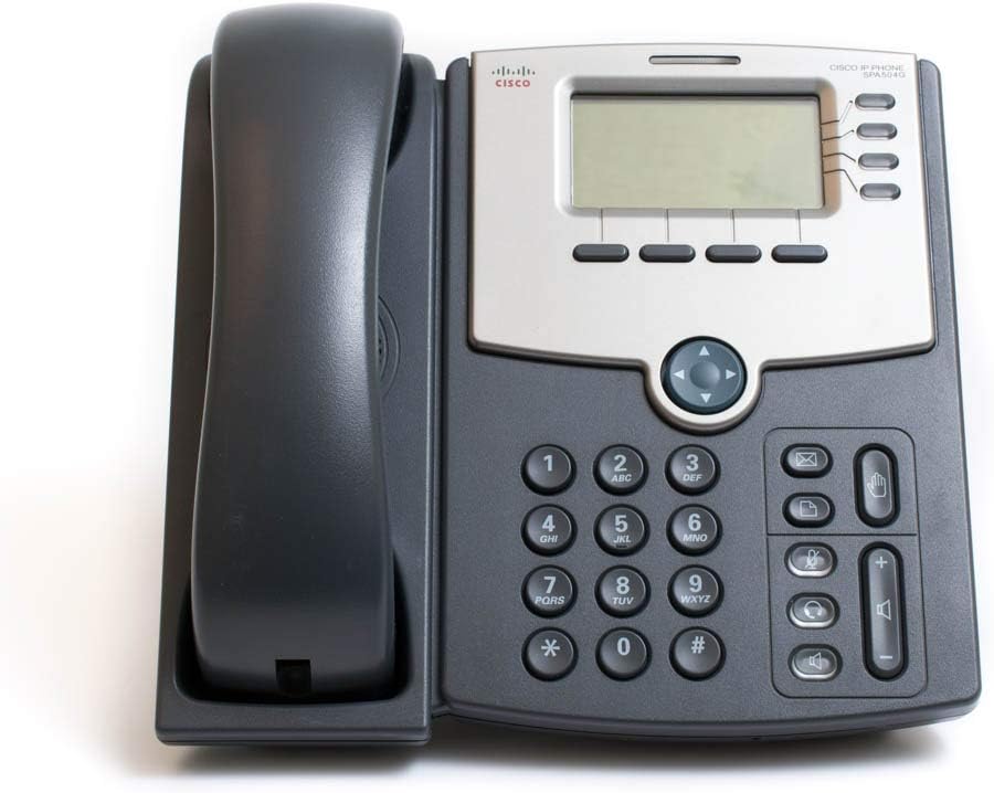 Cisco SPA504G IP Phone (SPA504G) – (Renewed), Black / Grey – BigaMart