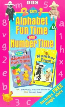 Alphabet Fun Time/Number Time [VHS]: Childrens: Amazon.co.uk: Video