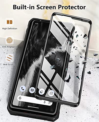 for Google Pixel 7 Case: Built-in Screen Protector & Kickstand | Extra ...