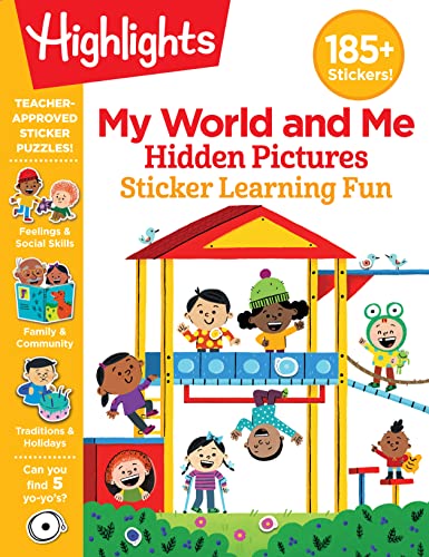 My World and Me Hidden Pictures Sticker Learning Fun (Highlights Hidden ...