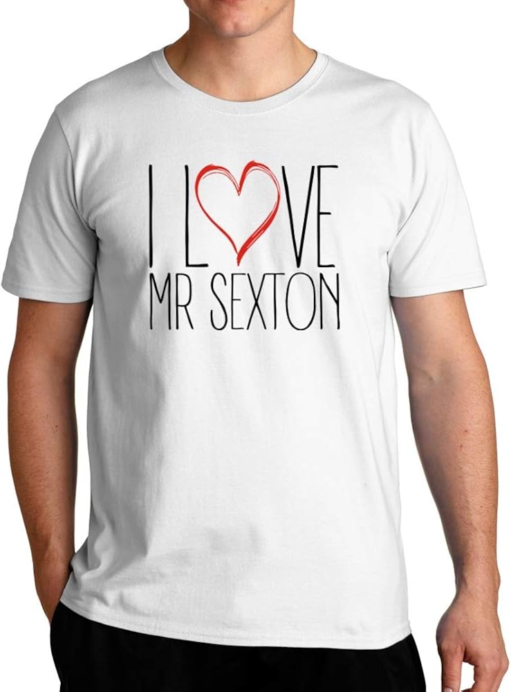 Eddany I Love Mr Sexton 2 T-Shirt: Amazon.de: Bekleidung