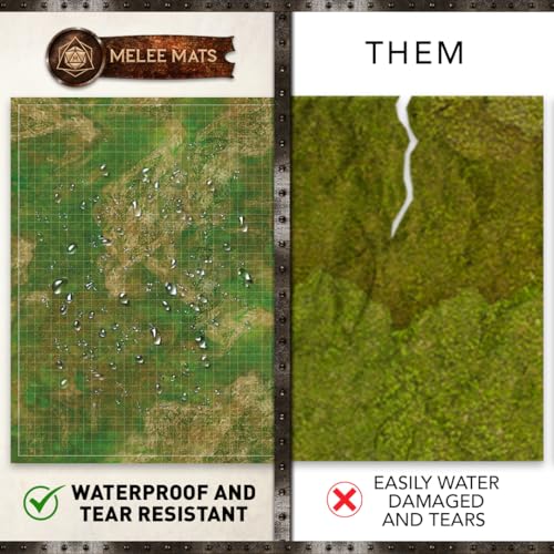 Battle Game Mat for DND - Tabletop Board Game Map for Dungeons and ...