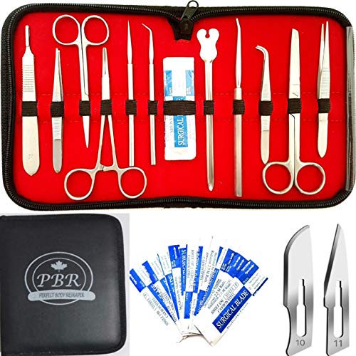 22 Pcs Advanced Biology Lab Anatomy Medical Student Dissection Kit Set ...