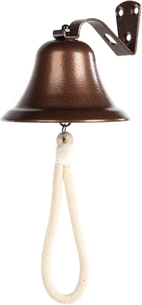 wmm Outdoor Dinner Bells Bracket Mounts Bell to Both Indoor Outdoor ...