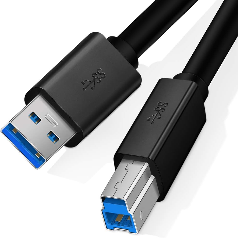 USB 3.0 Cable A Male to B Male, COOYA 6FT USB 3.0 A to USB 3.0 B Cable ...