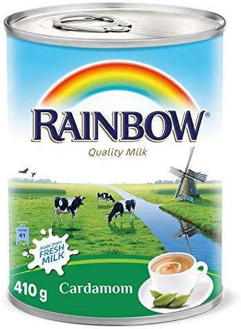 Rainbow Cardamom Evaporated Milk With Vitamin D, 410 gm price in UAE ...
